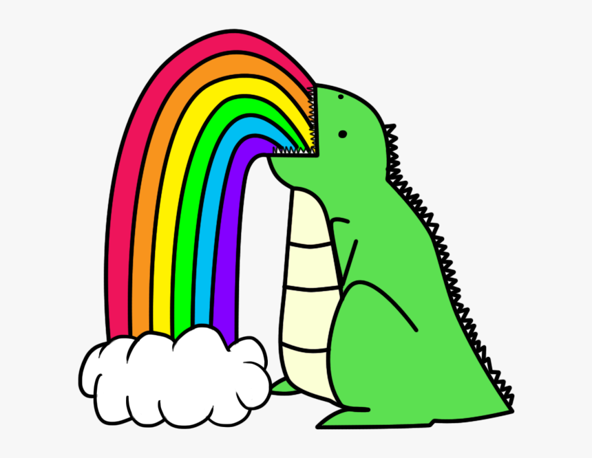 Puke Rainbows Png - Puking Rainbows, Transparent Png , Transparent Png ...