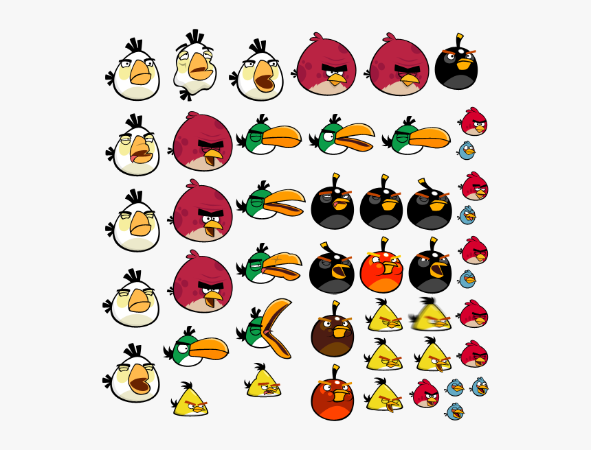 D Sprites Pinterest And - Angry Bird Sprites, HD Png Download ...