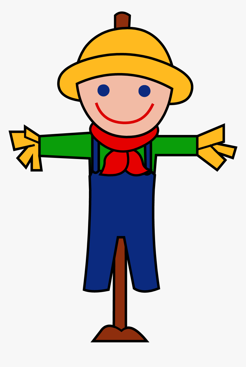 Simple Scarecrow Clip Art Black And White