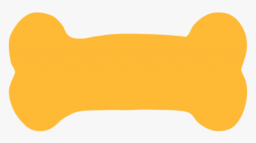 Dog Bone Clipart Yellow Orange, HD Png Download , Transparent Png Image ...
