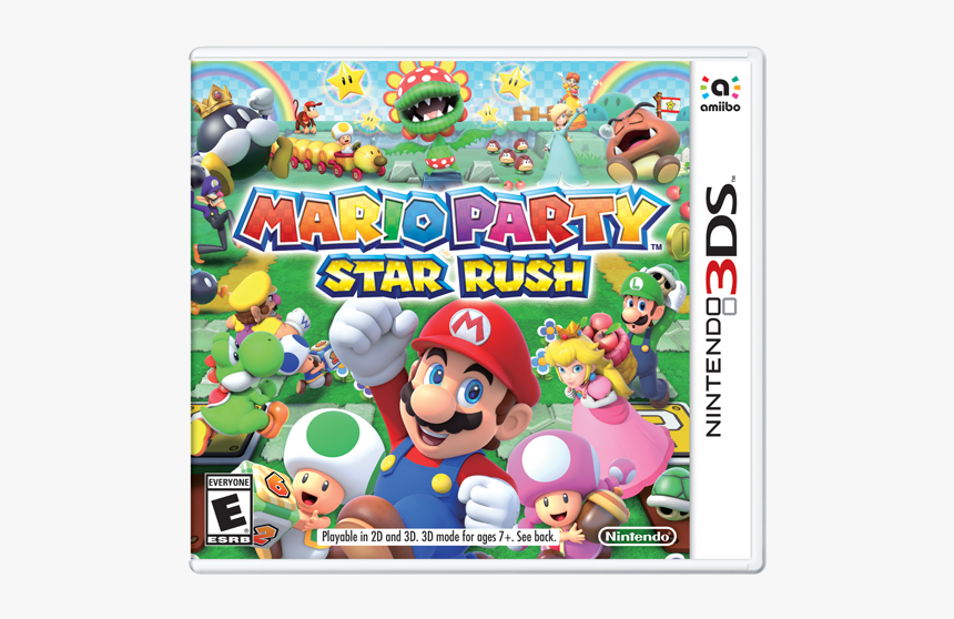 Mario Party Star Rush, HD Png Download , Transparent Png Image - PNGitem