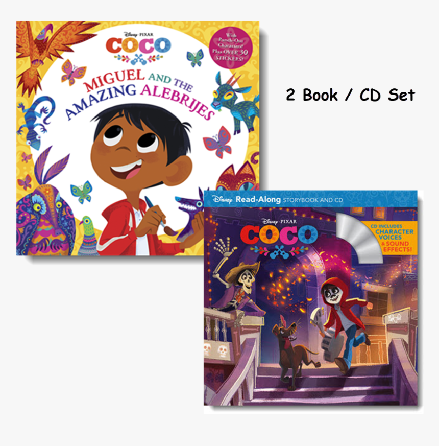 2 Book/cd Collection - Miguel And The Amazing Alebrijes, HD Png ...