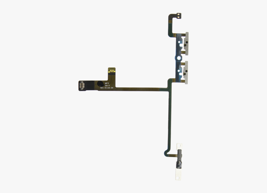 Iphone X Volume Button Flex Cable Back - Iphone X Volume Flex Cable, HD ...