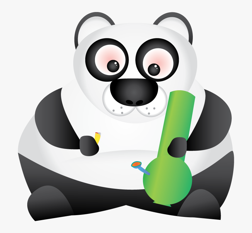 Weed Smoke Panda Png , Png Download - Giant Pandas Smoking, Transparent ...