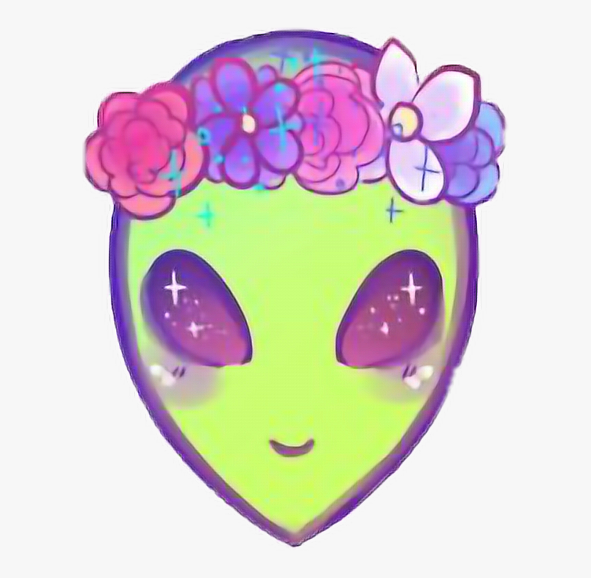 Ovni Cute Girl Tumblr - Alien Cute, HD Png Download , Transparent Png ...