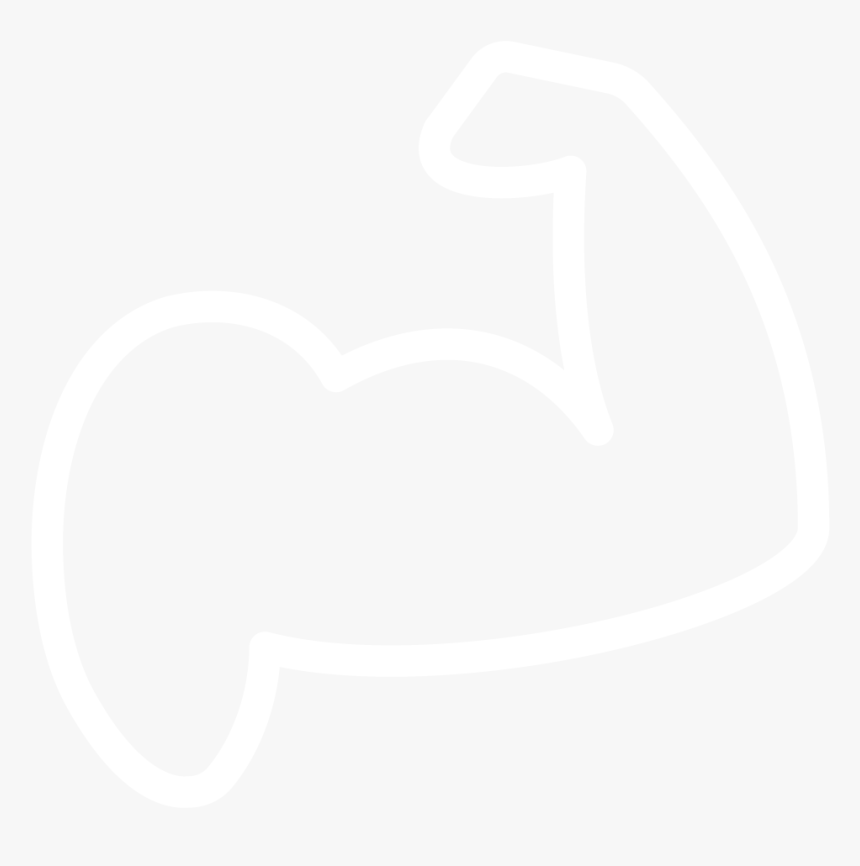 Flexing Bicep Muscle Line Icon - Calligraphy, HD Png Download ...