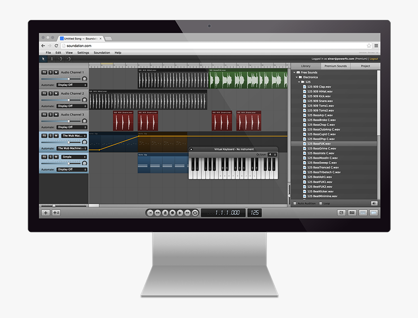 Online Music Studio, HD Png Download , Transparent Png Image - PNGitem