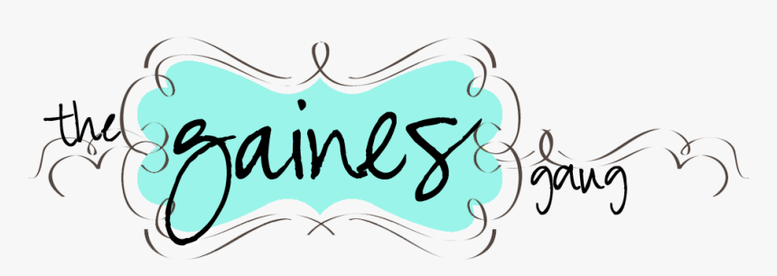 The Gaines Gang - Calligraphy, HD Png Download , Transparent Png Image ...