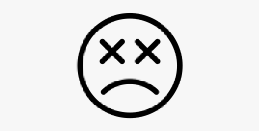 Dead Face Cliparts - Line Art, HD Png Download , Transparent Png Image ...