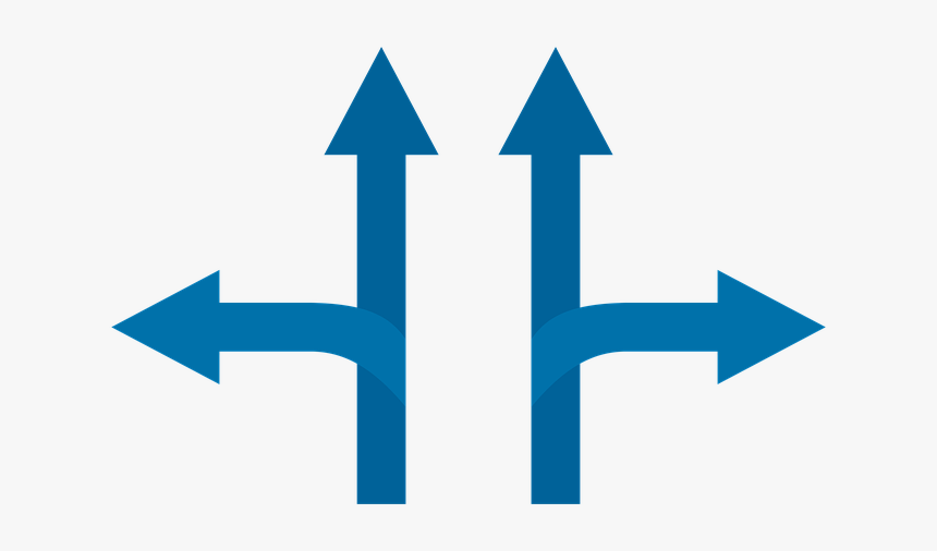 Direction, Sign, Left, Right, Turn, Straight, Arrow, HD Png Download ...