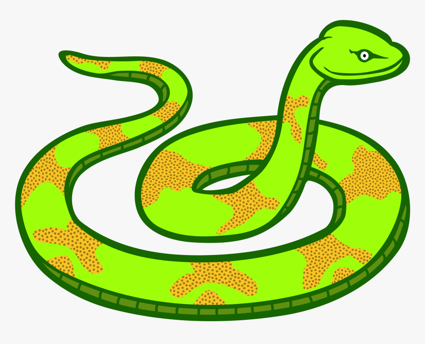 Clip Art Green Snake Clipart, HD Png Download , Transparent Png Image ...