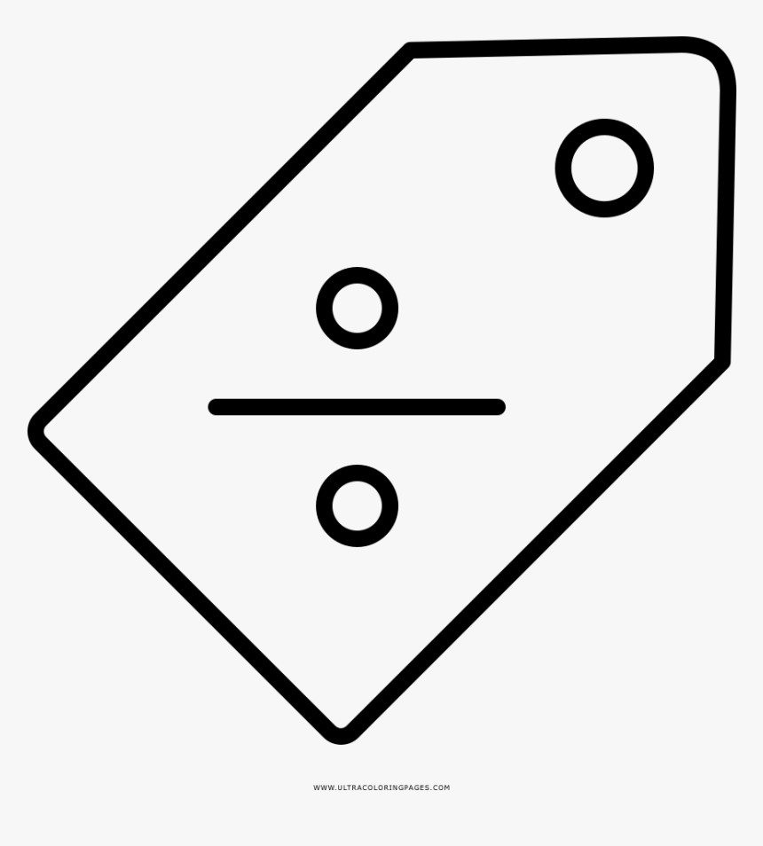 Sales Tag Coloring Page, HD Png Download , Transparent Png Image - PNGitem