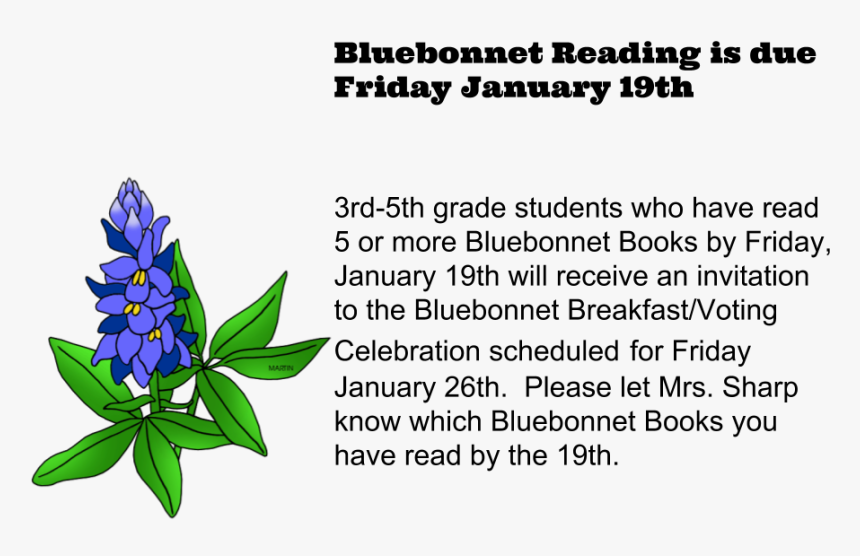 Bluebonnet Clip Art , Png Download, Transparent Png , Transparent Png ...