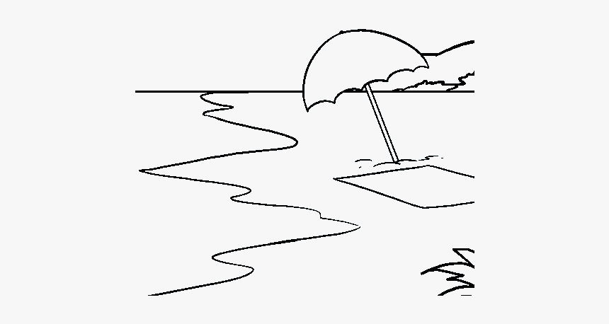 Drawing Beach Sandy Transparent Png Clipart Free Download, Png Download ...