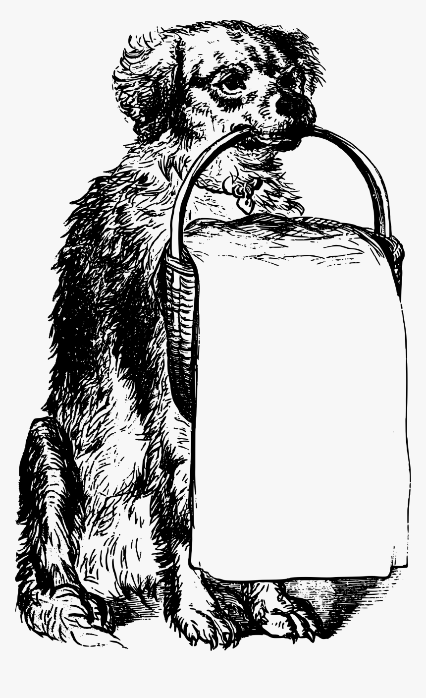 Vintage Dog Sign Clip Arts, HD Png Download , Transparent Png Image ...