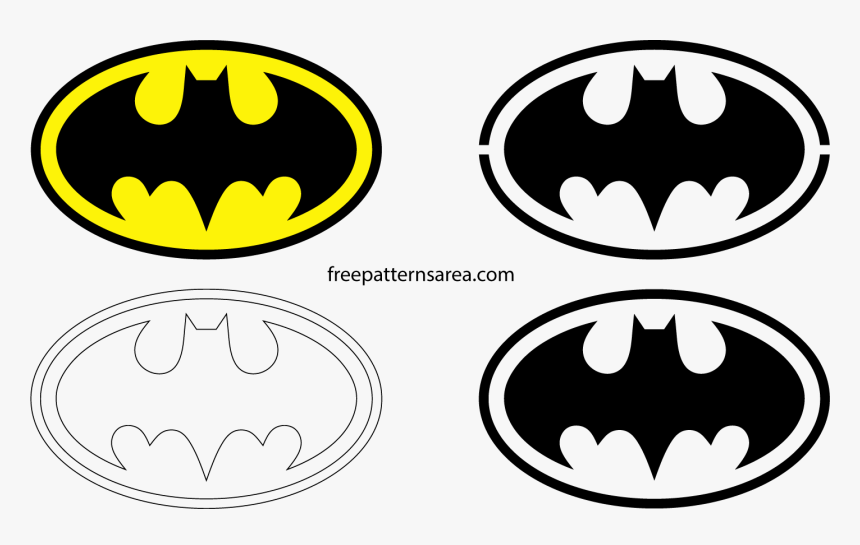 Batman Template, HD Png Download , Transparent Png Image - PNGitem