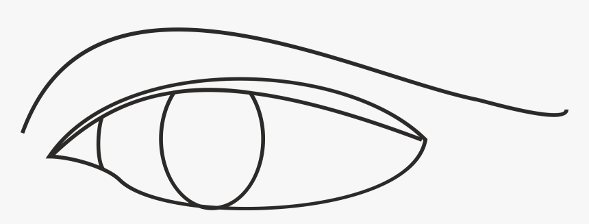 Eye Line Drawing Icons Png, Transparent Png , Transparent Png Image ...