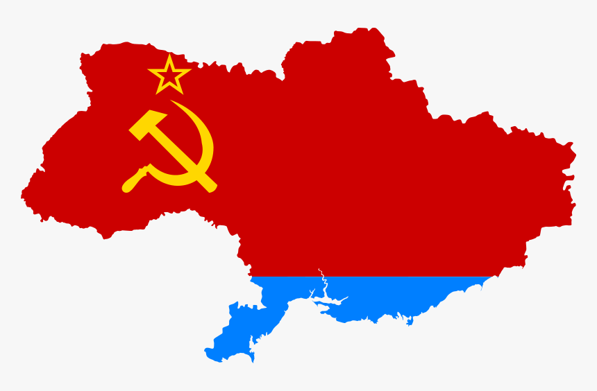 Soviet Union Flag Map