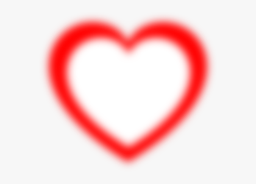 Red Heart Outline Png, Transparent Png , Transparent Png Image - PNGitem
