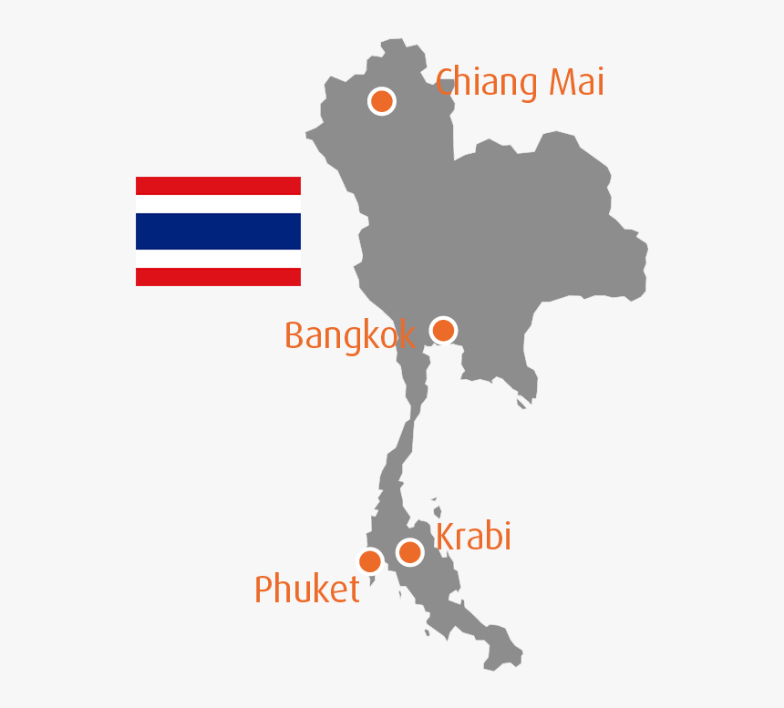 Transparent Thailand Map Png, Png Download , Transparent Png Image ...