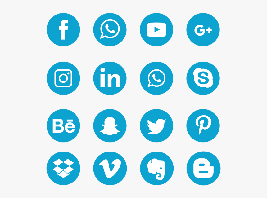 White Facebook Icon Blue, HD Png Download , Transparent Png Image - PNGitem