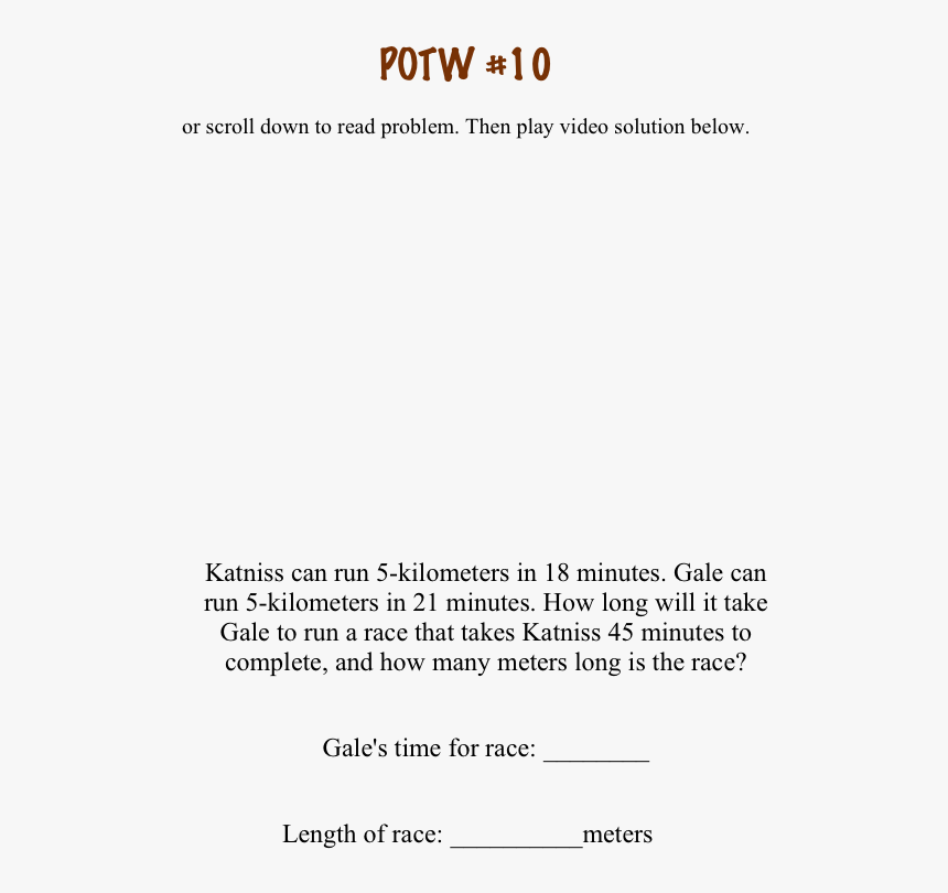 Potw, HD Png Download , Transparent Png Image - PNGitem