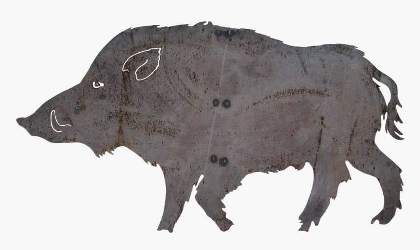 Boar, Metal Figure, Figure, Decoration, Deco, Rusty, HD Png Download ...