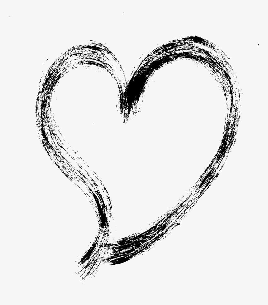 Transparent Brush Heart Png, Png Download , Transparent Png Image - PNGitem