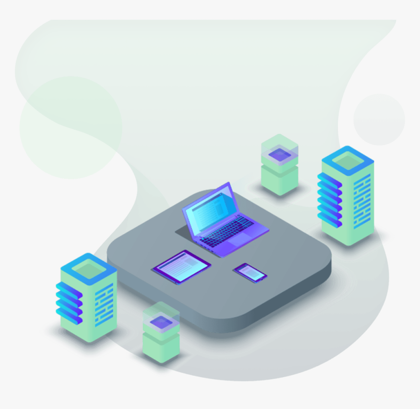 Managed It Services With Laptop, Phone, Tablet And, HD Png Download ...