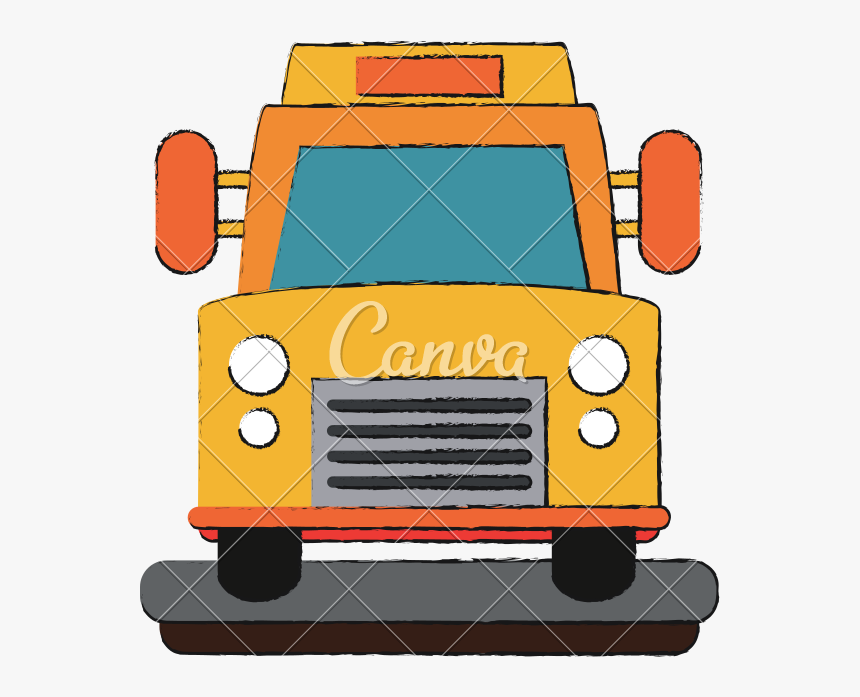 School Bus Clipart Front View, HD Png Download , Transparent Png Image ...