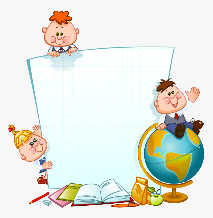 Borders For Kids Clipart In School