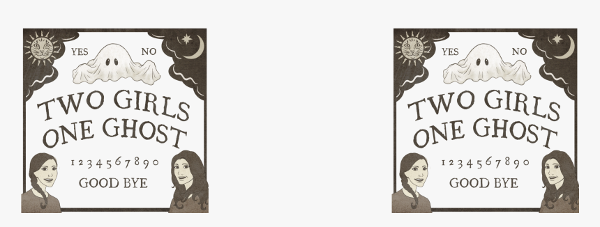 Image Of Two Girls One Ghost Logo, HD Png Download , Transparent Png ...