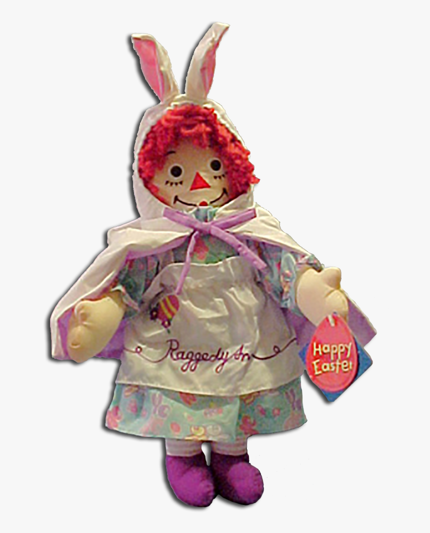 2001 Easter Raggedy Ann With Cape And Bunny Hood, HD Png Download ...