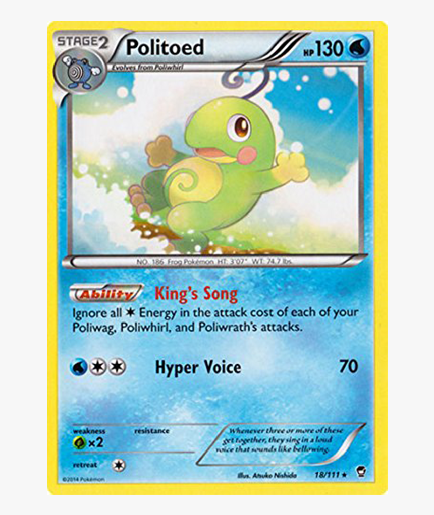 Politoed Card, HD Png Download , Transparent Png Image - PNGitem