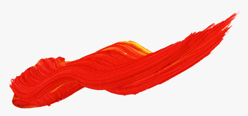 Paint Transparent - Red Paint Brush Stroke Transparent, HD Png Download ...