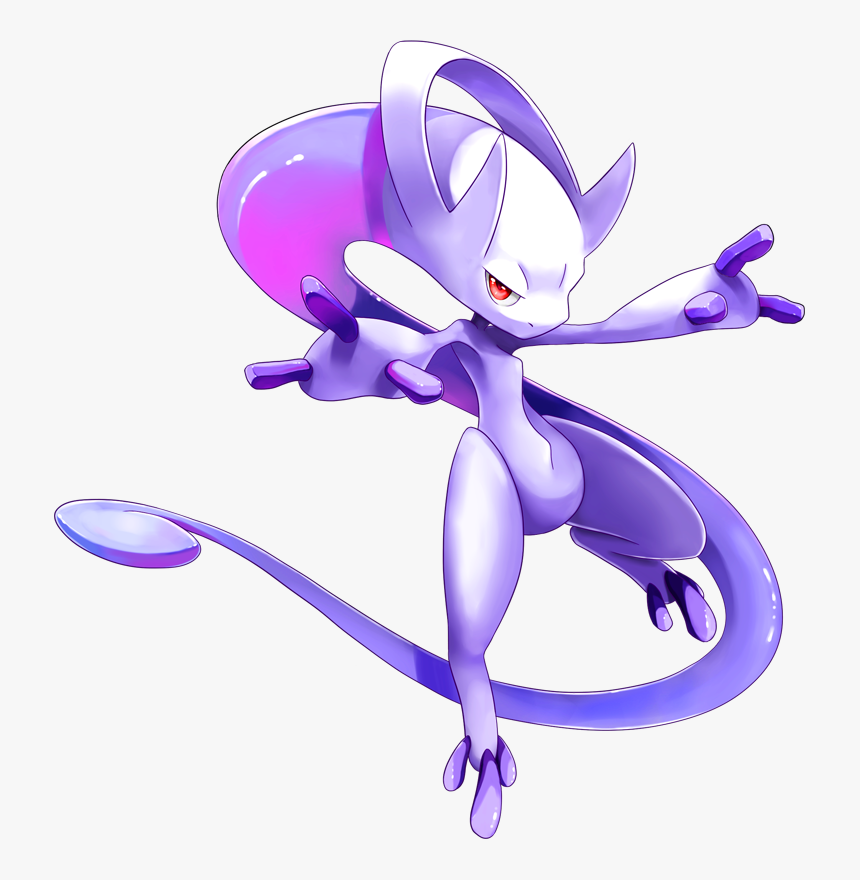 Most Powerful Pokemon Mega Mewtwo, HD Png Download , Transparent Png ...