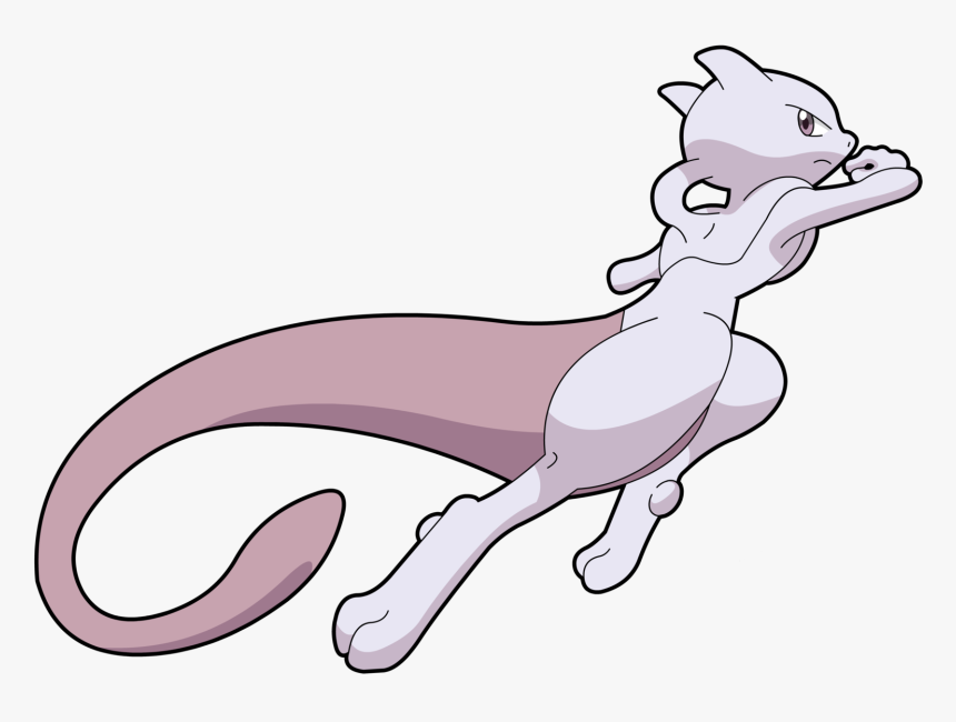 Mewtwo Pose, HD Png Download , Transparent Png Image - PNGitem