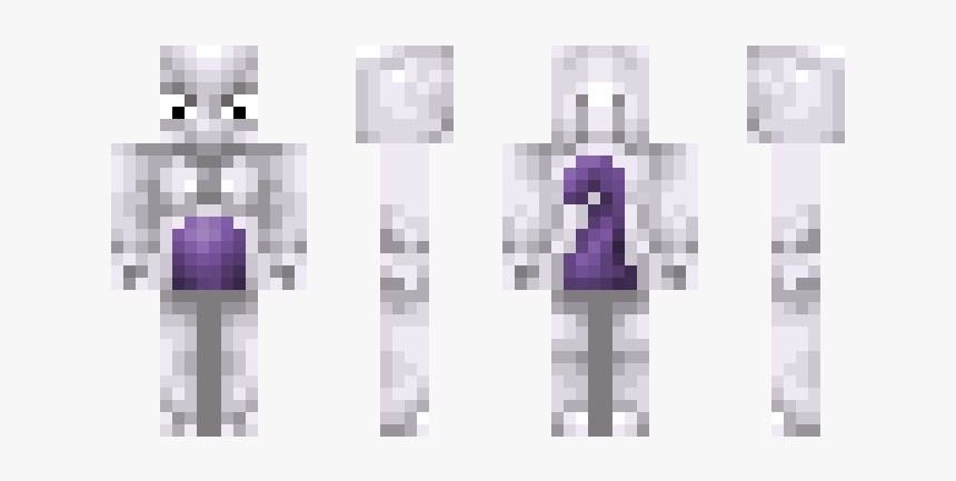Minecraft Pe Skins Mewtwo, HD Png Download , Transparent Png Image ...