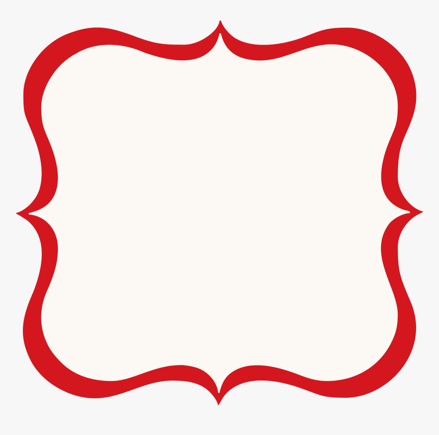 Png Transparent Arabescos H - Red Label Frame Png, Png Download ...