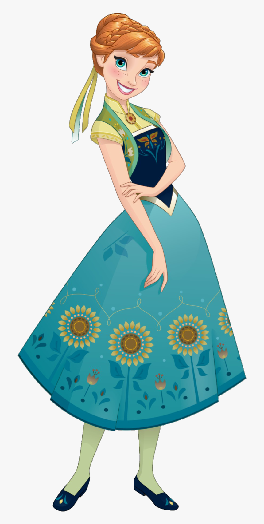 Princess Anna Frozen Fever, HD Png Download , Transparent Png Image ...