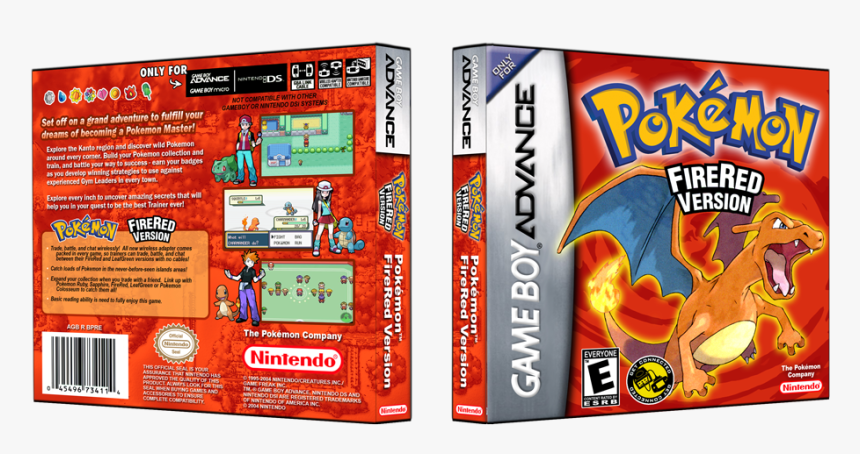 Pokemon Fire Red Version Game Download, HD Png Download , Transparent ...