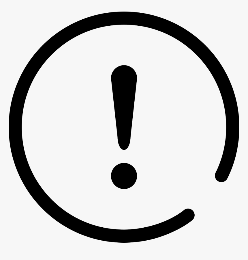 Exclamation Mark - Time Spent Icon, HD Png Download , Transparent Png ...