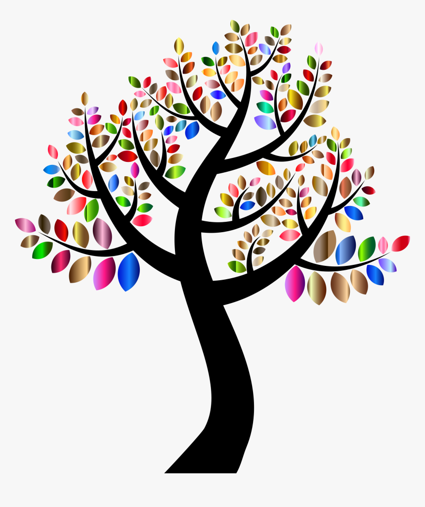 Transparent Colorful Tree Png - Tree With Colorful Leaves, Png Download ...