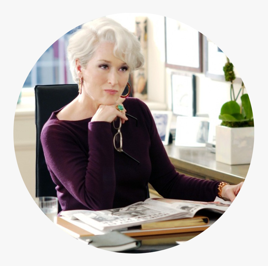 Merylstreep - Meryl Devil Wears Prada, HD Png Download , Transparent ...
