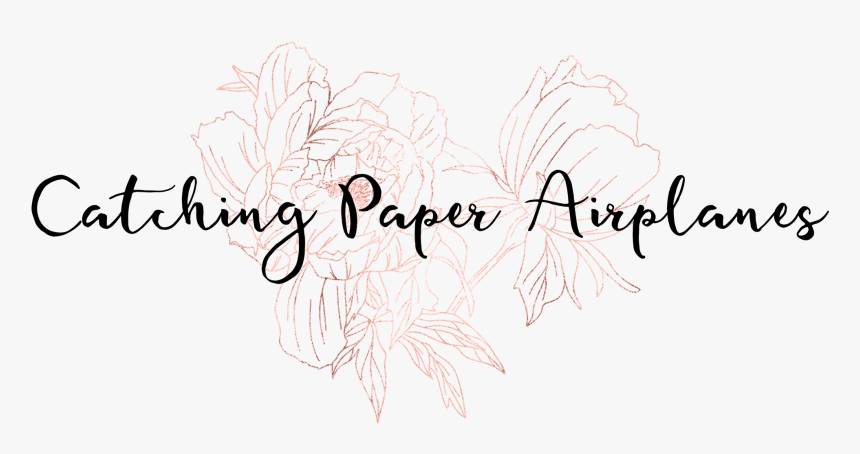 Catching Paper Airplanes - Calligraphy, HD Png Download , Transparent ...