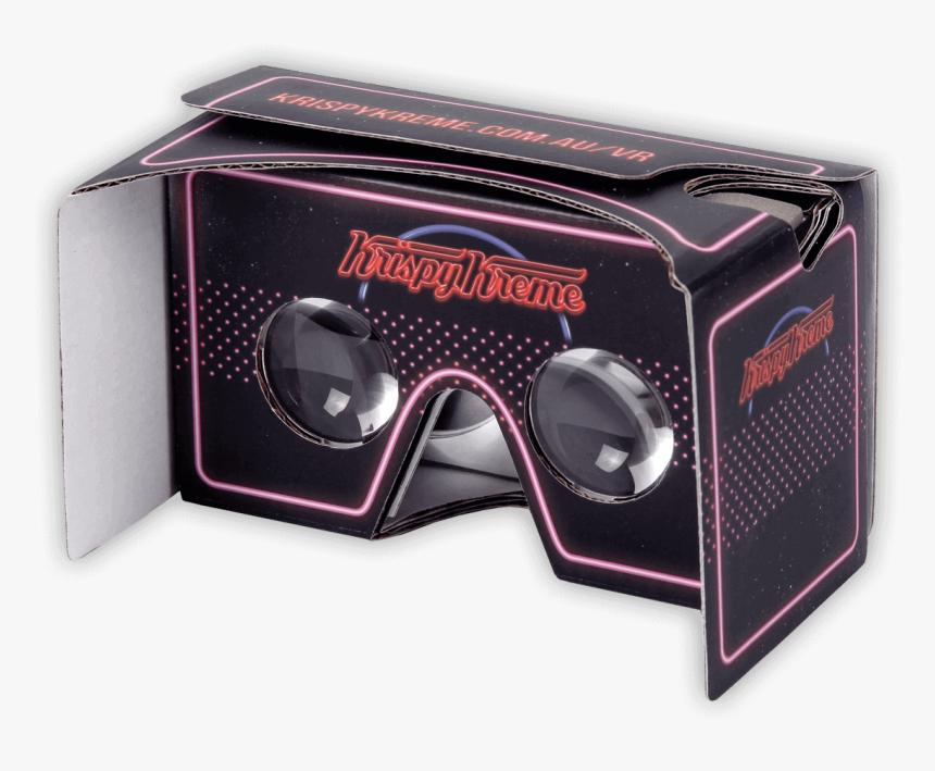 0 Normal Branded Vr Cardboard Back View - Box, HD Png Download ...