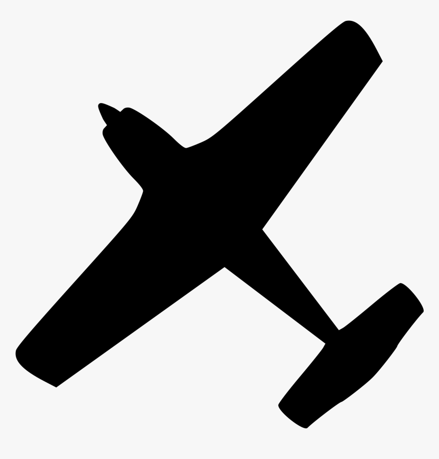 Airplane Clipart Wing Aircraft - Transparent Background Png Airplane ...