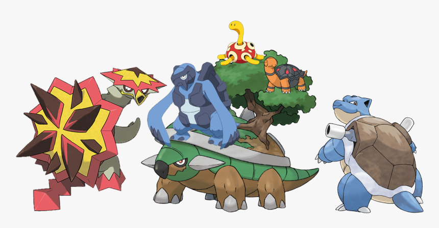 Pokémon Pokemon Turtle Tortoise Species Turtonator - Sun And Moon ...