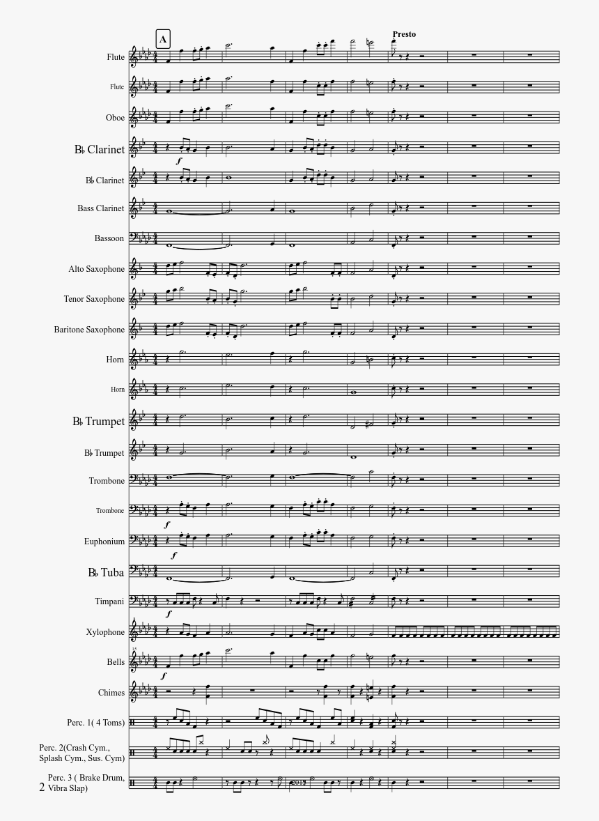 Frank Ticheli Shenandoah 9 Trumpet Sheet Music, HD Png Download ...