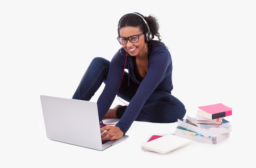 Student At Computer Png, Transparent Png , Transparent Png Image - PNGitem